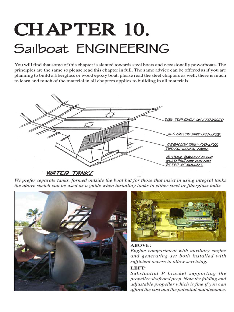 CHAPTER 10 SAILBOAT ENGINERING | PDF | Horsepower | Propeller