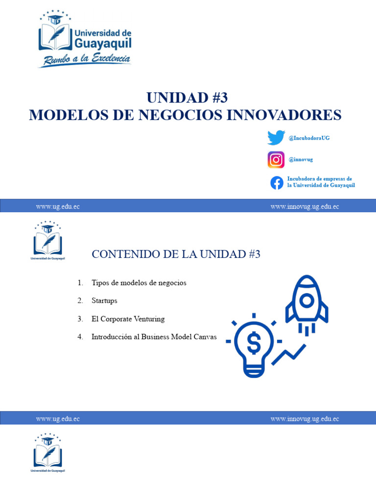 Modelos de Negocios Innovadores y Startups | PDF | Empresa de inicio ...