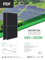 (ASTRONERGY) Datasheet - ASTRO N5 - 560 - 580 N-TYPE - MONOFACIAL | PDF ...