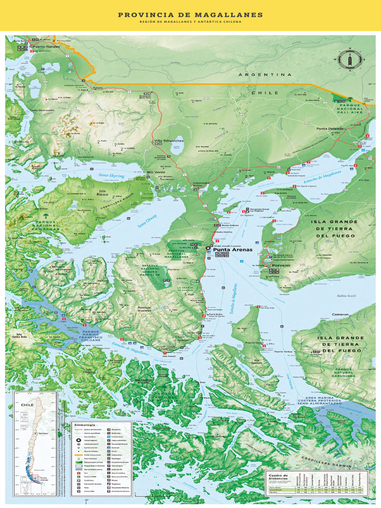 Mapa Provincia Magallanes Espanol WEB | PDF | Chile