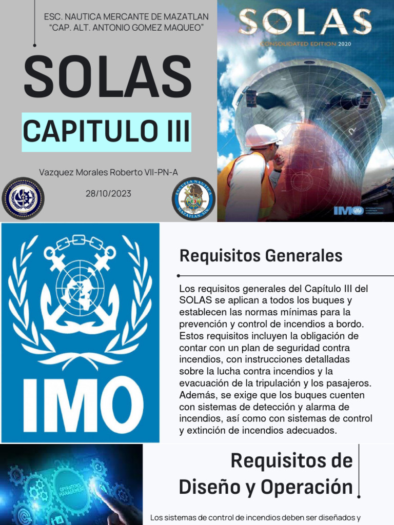 SOLAS Capitulo III | PDF