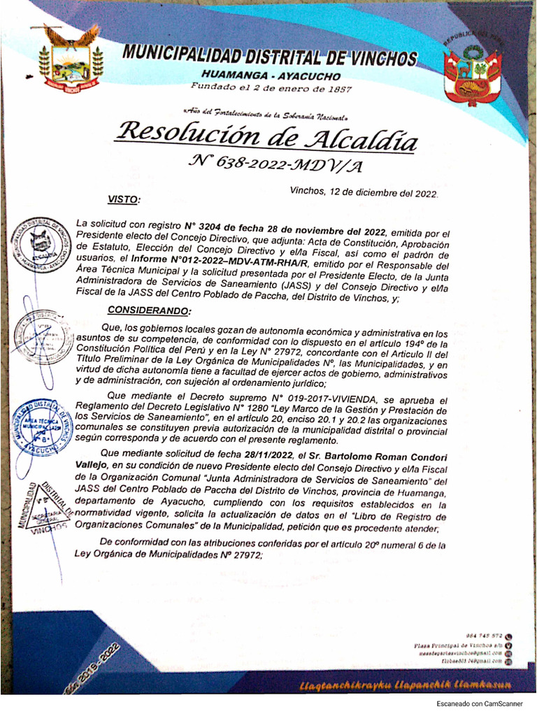 Resolucion de Jass | PDF