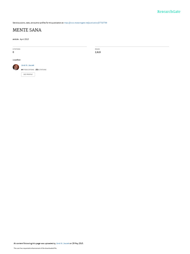 MS113 MyC | PDF | Cerebro | Neurona