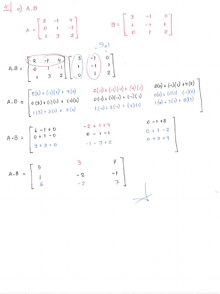 Multiplicacion de Matrices | PDF