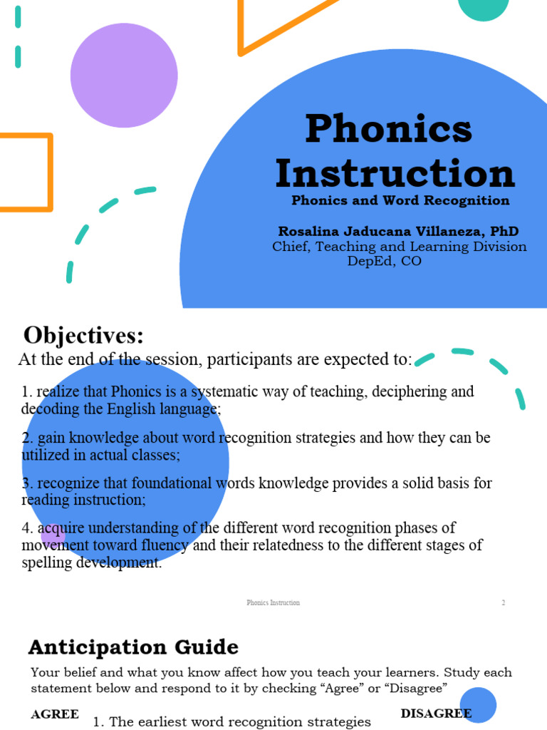 Phonics Instruction Eljun | PDF | Phonics | Learning