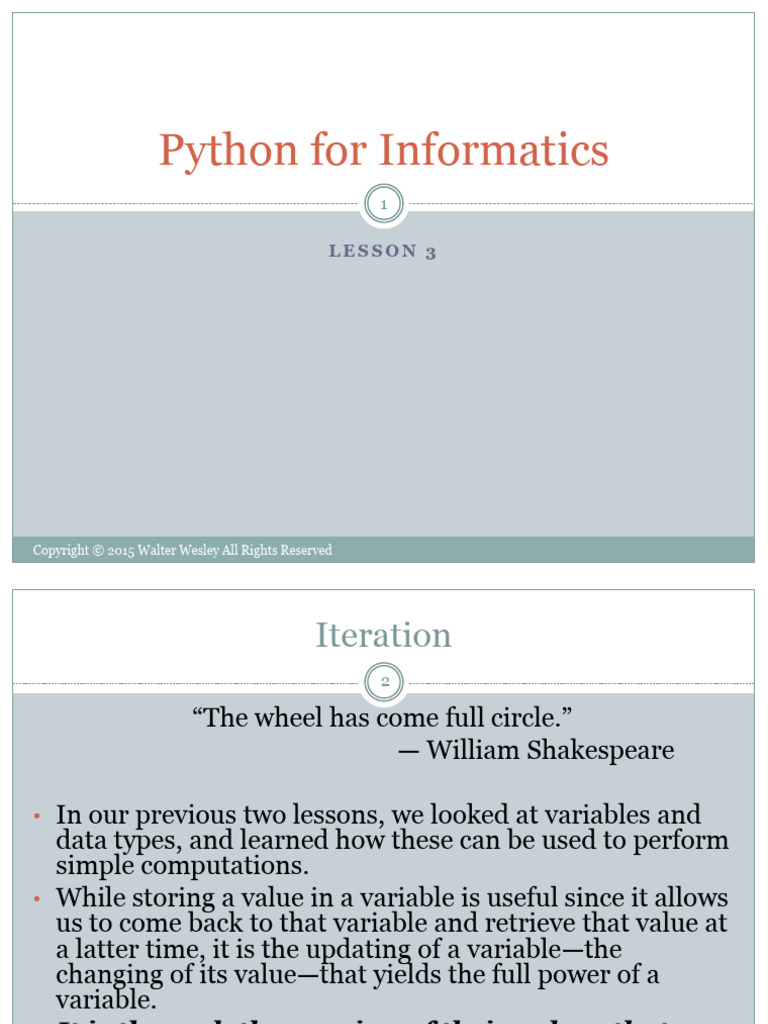 03 - Iteration and Strings | Download Free PDF | Control Flow | Computer Science