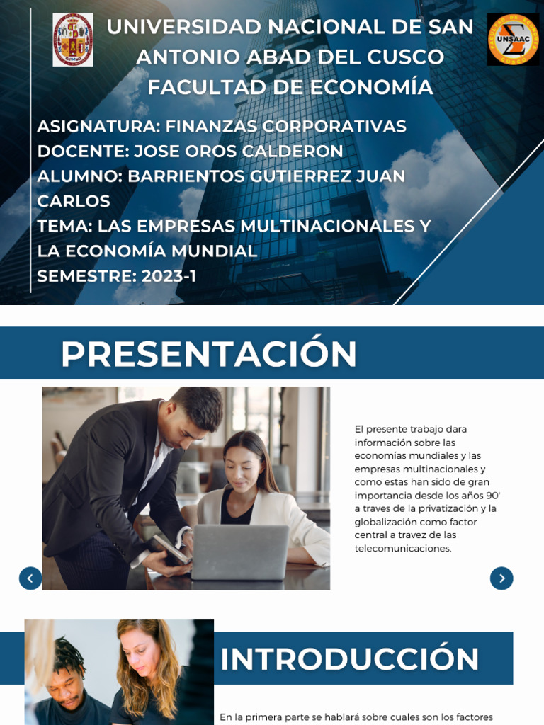 Multinacionales: Claves de Éxito | PDF | Business | Exportaciones