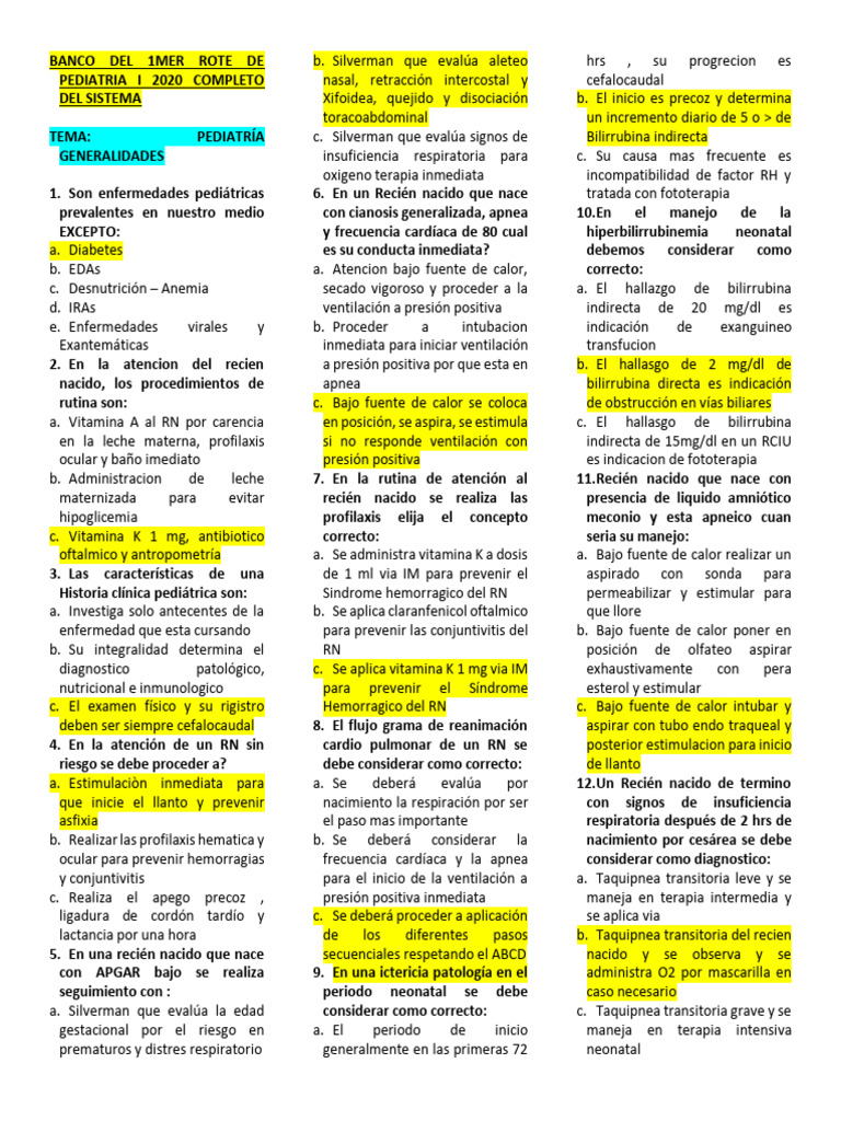 Manejo del Bamboleo Toracoabdominal | PDF | Infantes | Pediatría