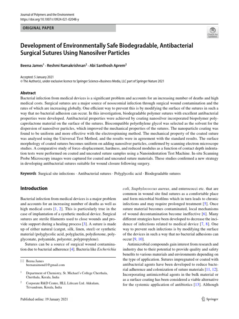 Dokumen Keilmiahan Development of Environmentally Safe Biodegradable ...