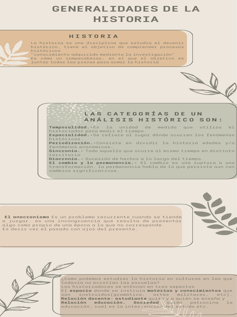 Generalidades de La Historia | PDF