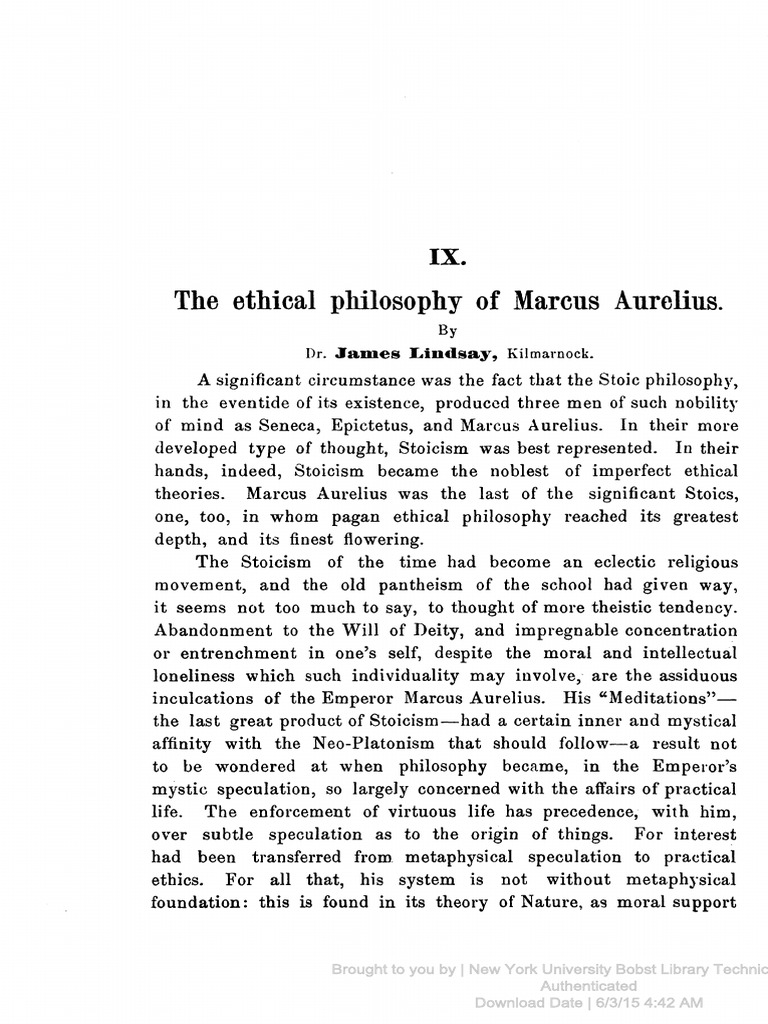 Article 3 | Download Free PDF | Stoicism | Reason