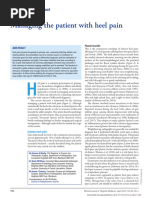 Plantar Fasciitis and Bone Spurs - OrthoInfo - AAOS | PDF | Foot | Surgery