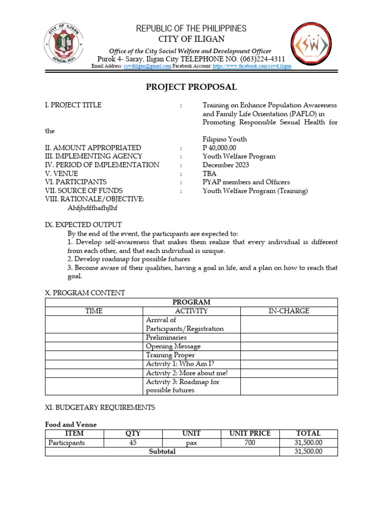 Project Proposal | PDF