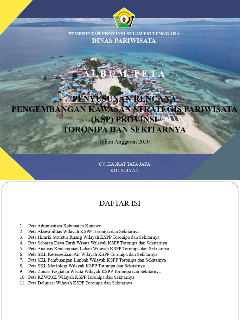 Album Peta RTRW Sultra | PDF