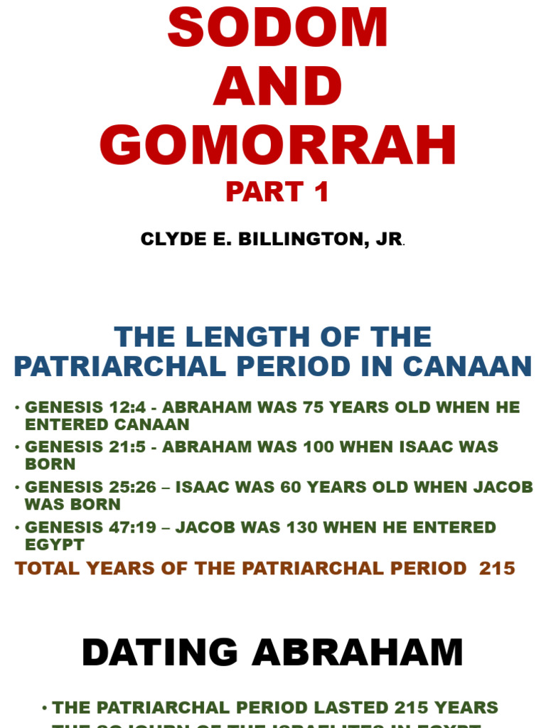 Week 3 Sodom and Gomorrah Part 1 | PDF | Sodom And Gomorrah | Dead Sea