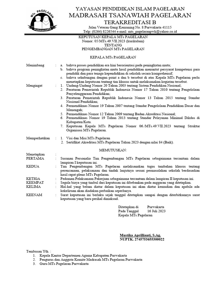 Sop Personalia | PDF