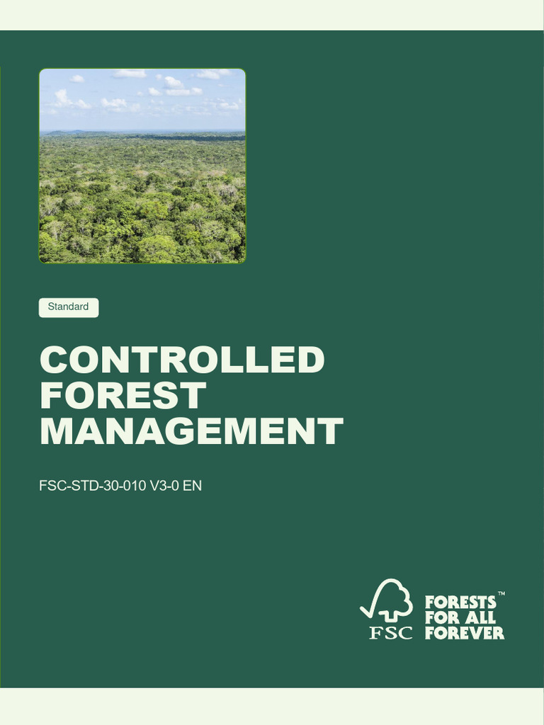 FSC-STD-30-010 V3-0 EN Controlled Forest Management - 2 | PDF | Forest ...