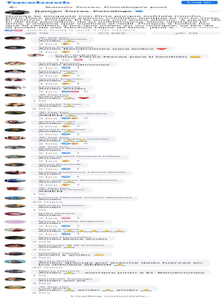 Quizás Te Enojaste Con Dios... - Ramón Torres, Psicólogo Facebook | PDF