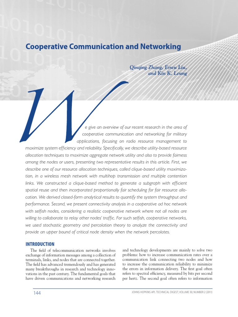 Cooperative Communication and Networking: Qinqing Zhang, Erwu Liu, and ...
