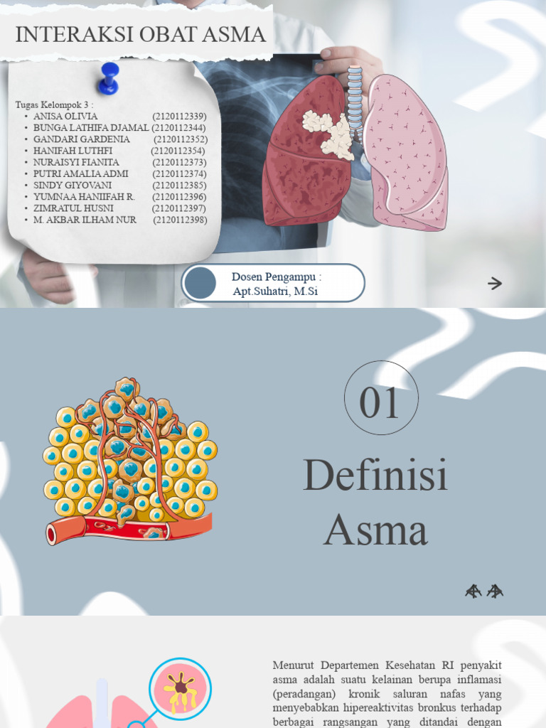 Interaksi Obat dalam Terapi Asma | PDF