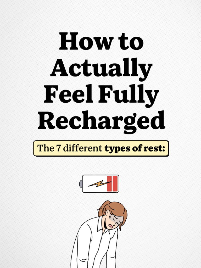 The 7 Different Types of Rest | PDF