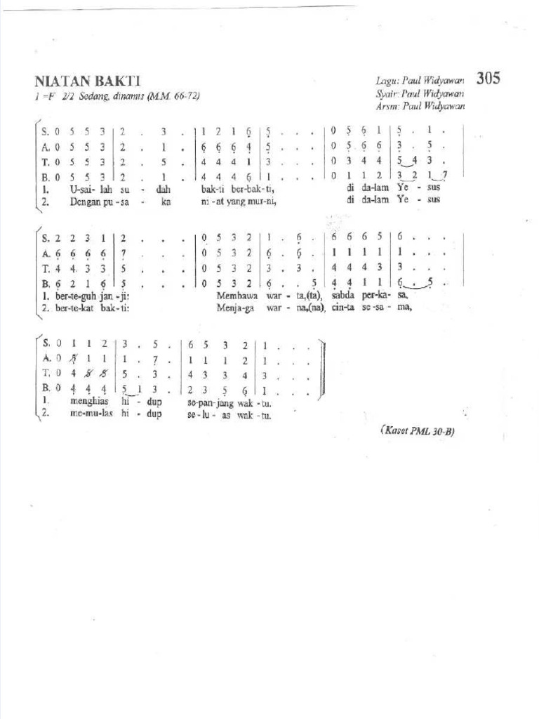 KKF Niatan Bakti 305 | PDF