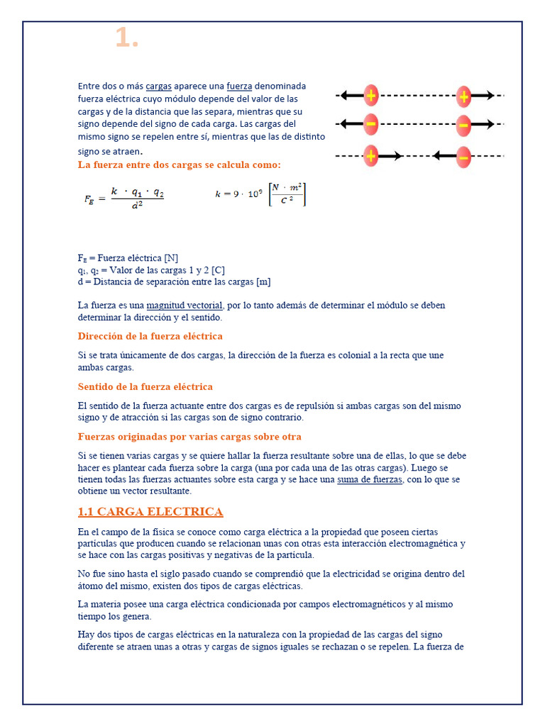 Fisica 1 | PDF | Campo magnético | Electronvoltio