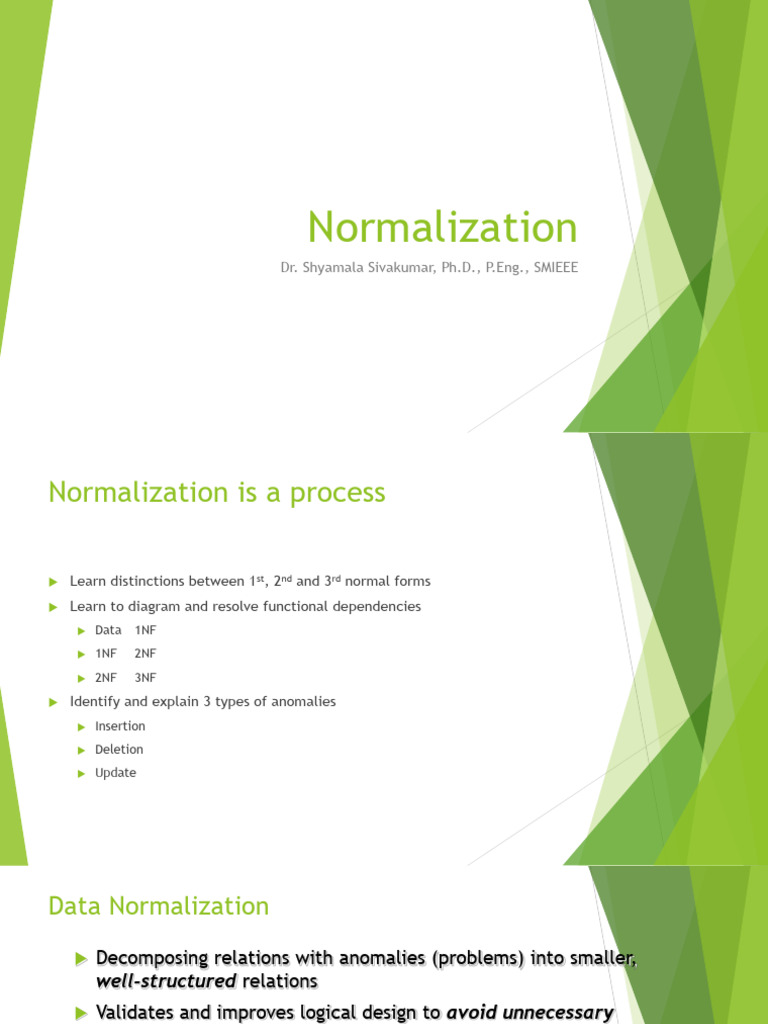 Normalization | PDF | Information Science | Data Management Normalization | PDF | Information Science | Data Management