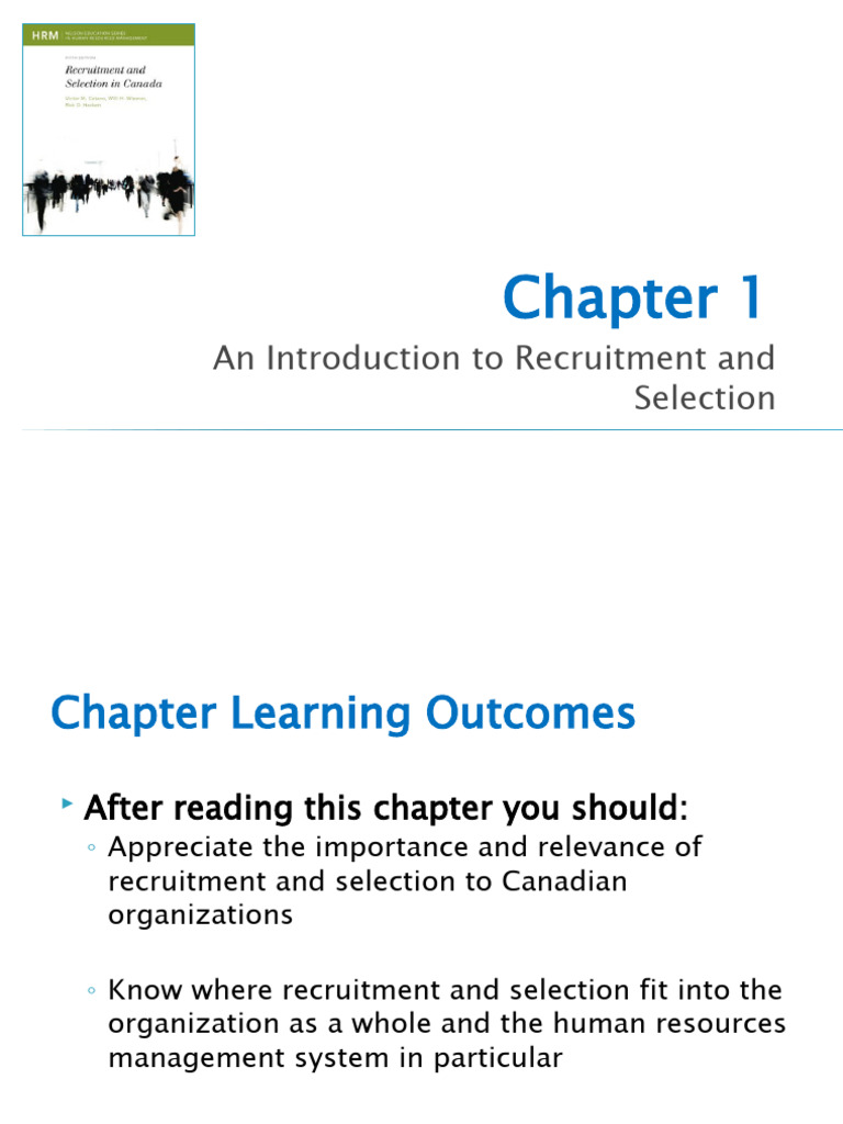 OBHR Chapter 1 | PDF | Recruitment | Human Resources