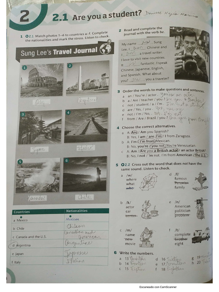 Workbook Unit 2 | PDF