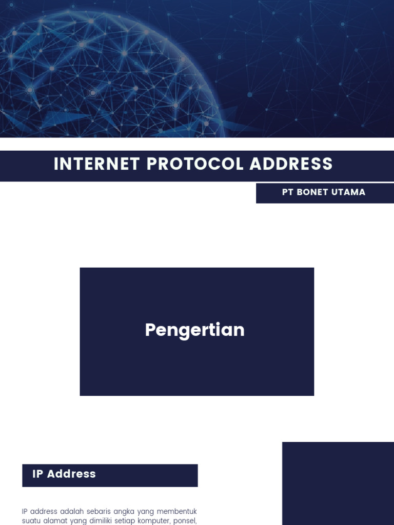 Internet Protocol Address | PDF
