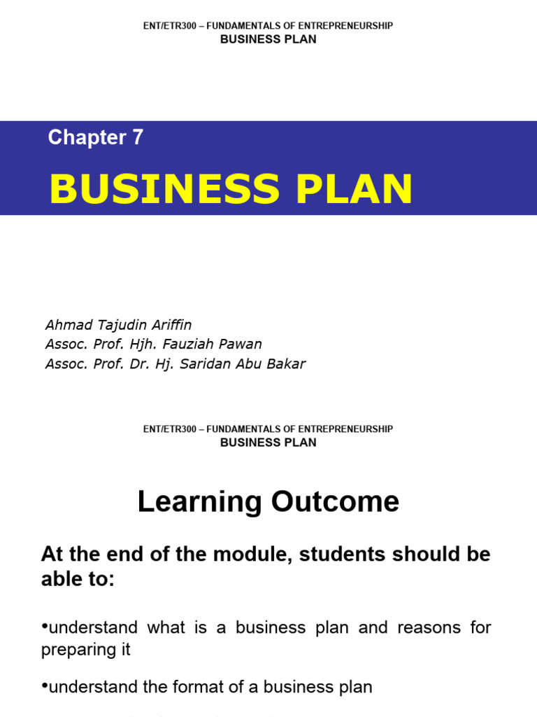 5-Ent300 m7 Business Plan | PDF | Entrepreneurship | Paragraph