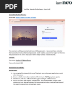 NeoPAT Student User Manual | PDF | User (Computing) | Login