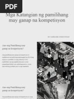 Lesson 2 Ganap Na Kompetisyon | PDF