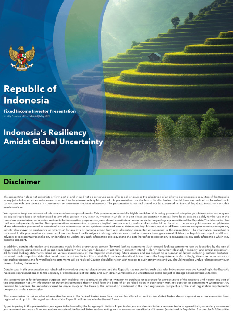 Green Nusantara 6 - Investor Presentation VF | PDF | Unemployment ...