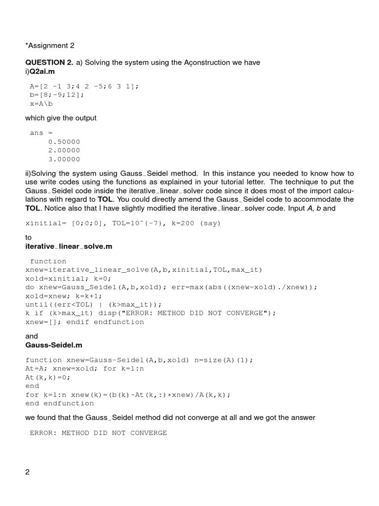 Solutions To Assignment 02 | PDF | Algorithms | Mathematical Objects
