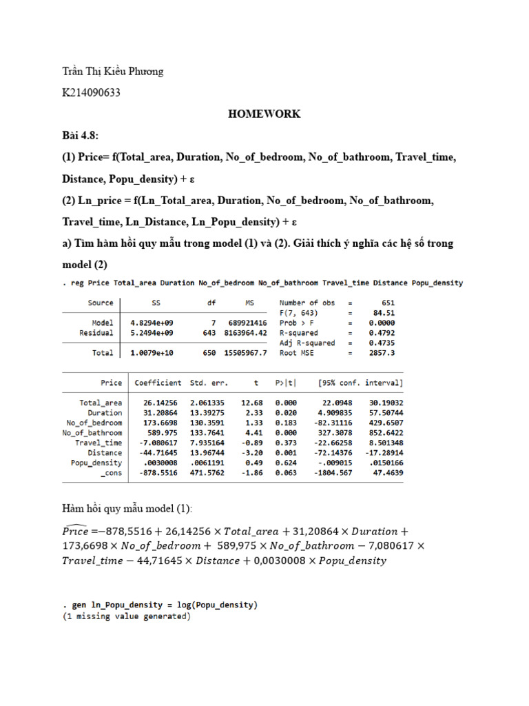 HOMEWORK - CHƯƠNG 4 - 4.8 - 4.9-Đã G P | PDF