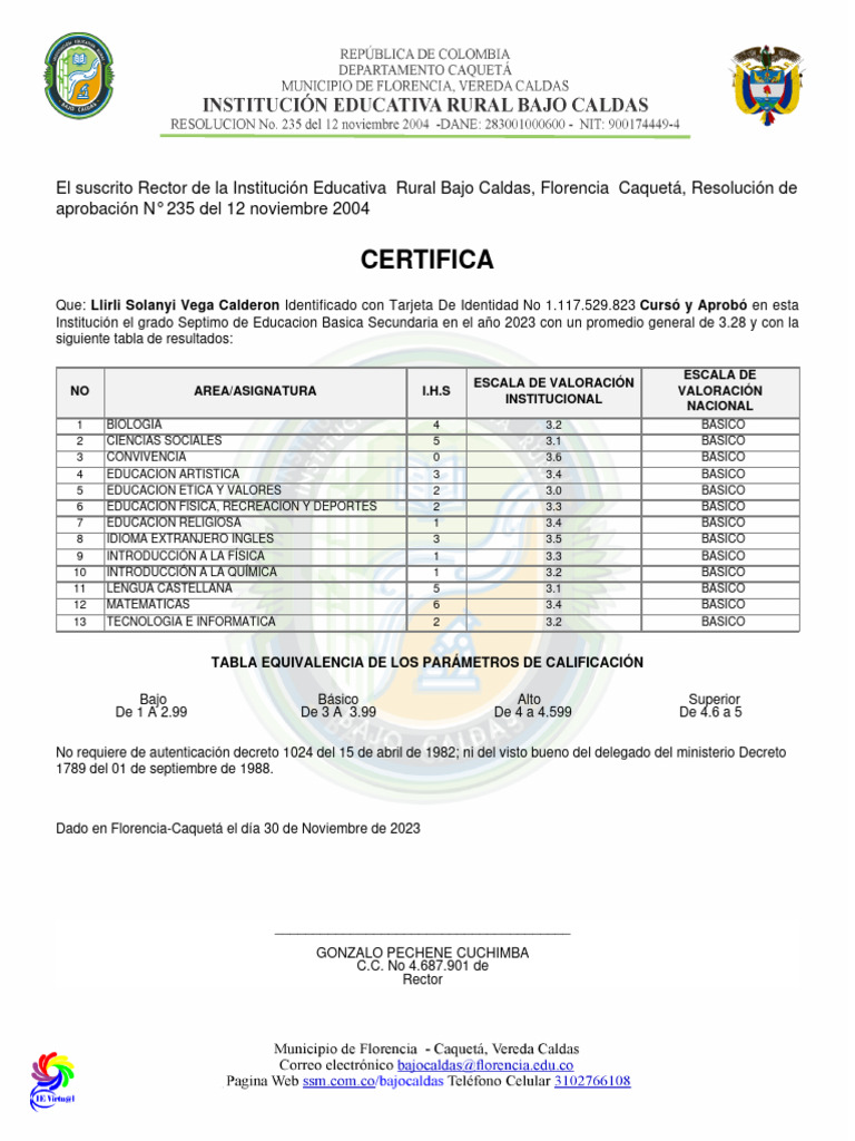 Certificado Solanyi | PDF