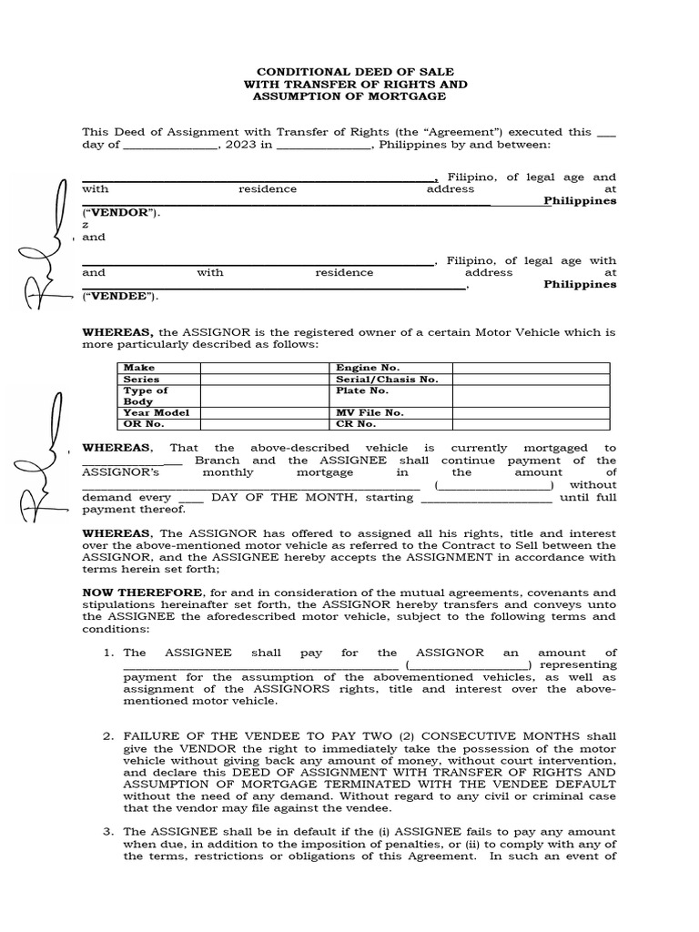Deed-mico 2 With Signature | PDF | Assignment (Law) | Common Law