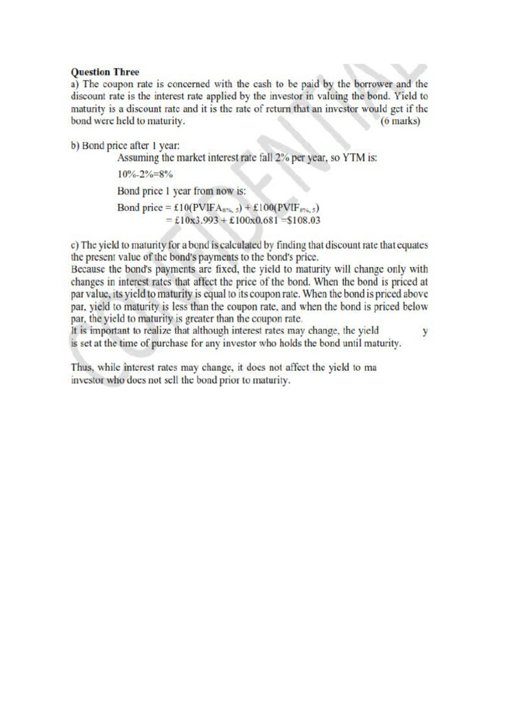 Revision Questions - Set 3 - Solutions | PDF