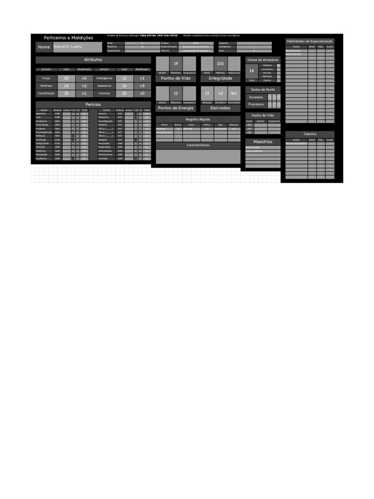 Modelo de Ficha 2 | PDF