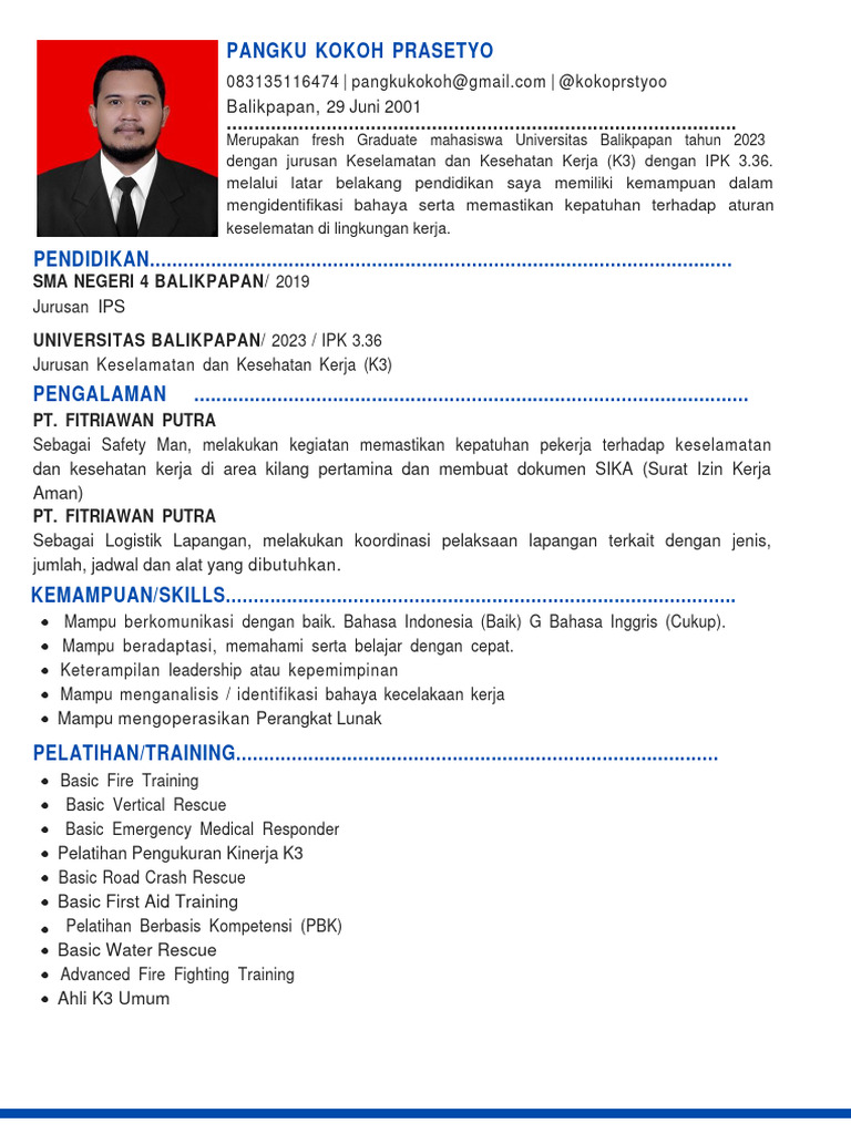 CV Pangku Kokoh Prasetyo | PDF