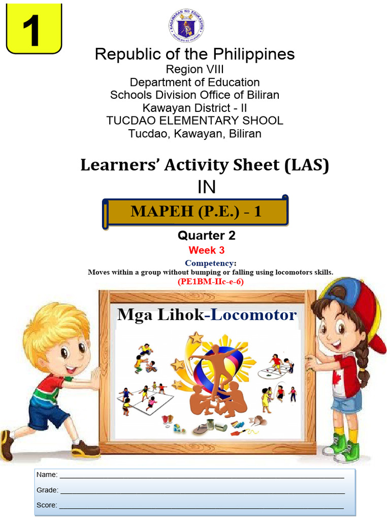 P.E 1 Q2 Las Week 3 | PDF