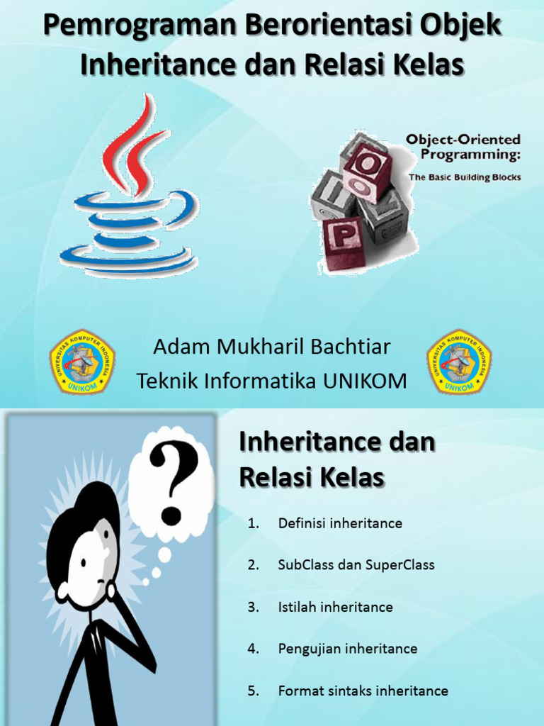 Pbo 6 Inheritance Dan Relasi Kelas Pdf Inheritance Object 5248