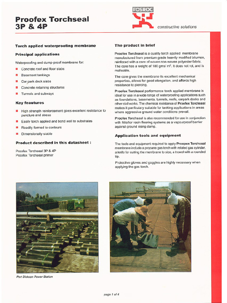 Proofex Torchseal 3P&4P | PDF