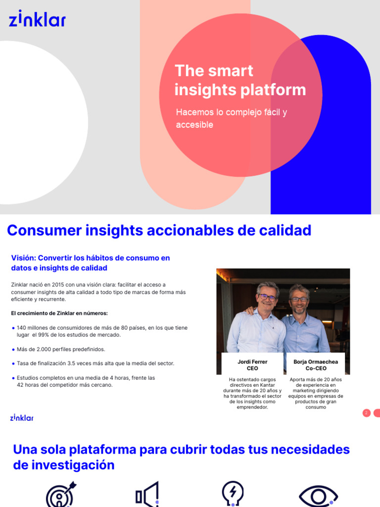 Plataforma Ágil de Insights de Zinklar | PDF | Publicidad | Marca