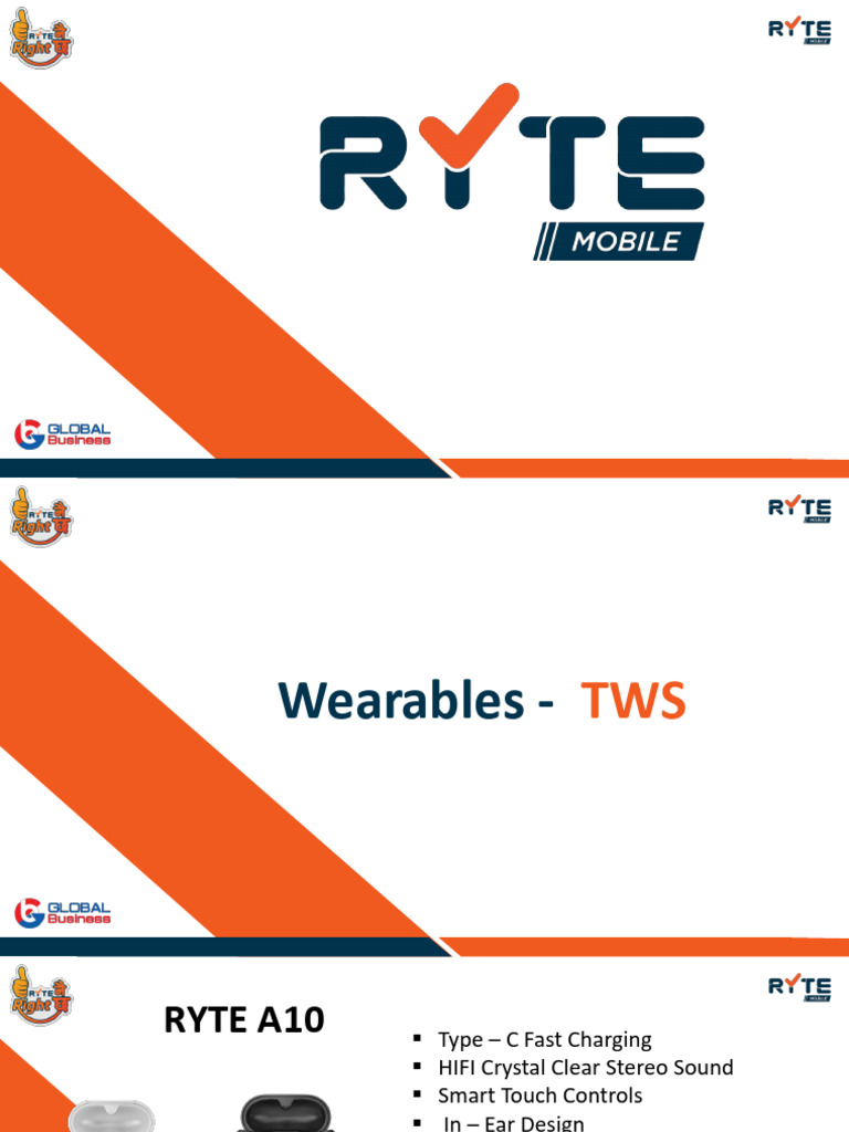 RYTE Wearables: TWS & Smartwatches | PDF | Information And Communications Technology | Computer ...