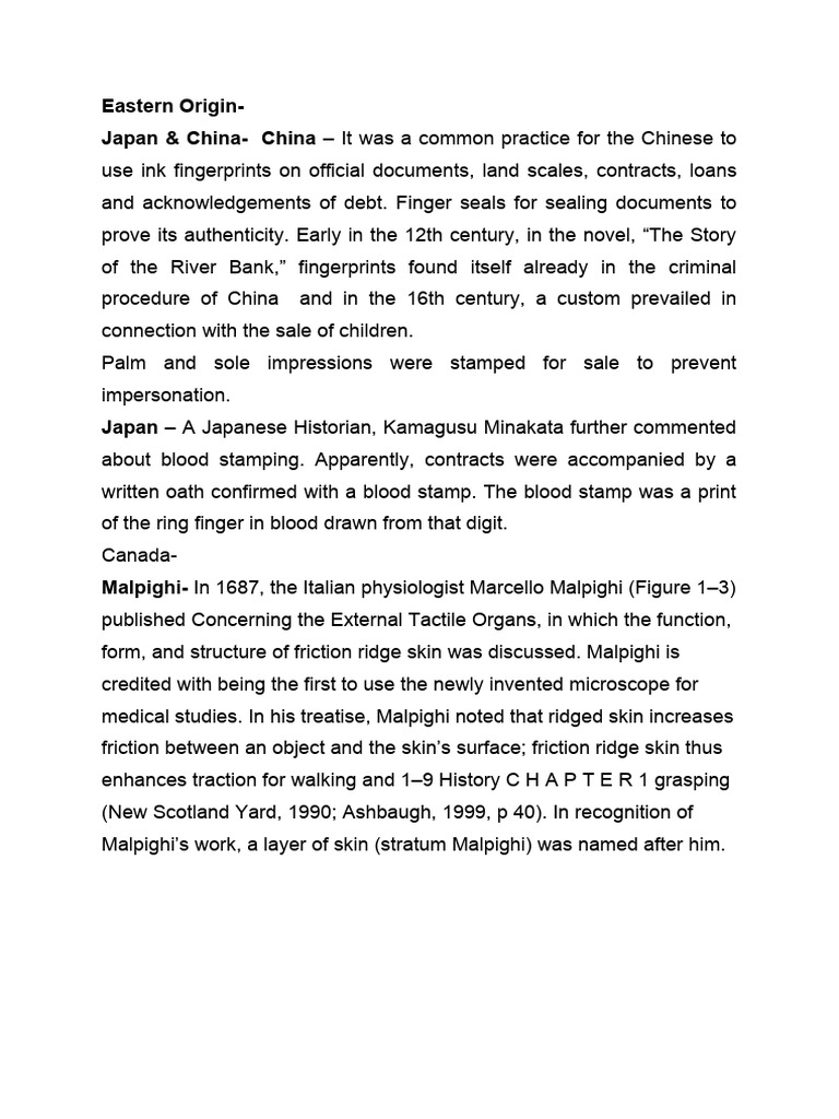 Personal Identification | PDF | Fingerprint | Biometrics