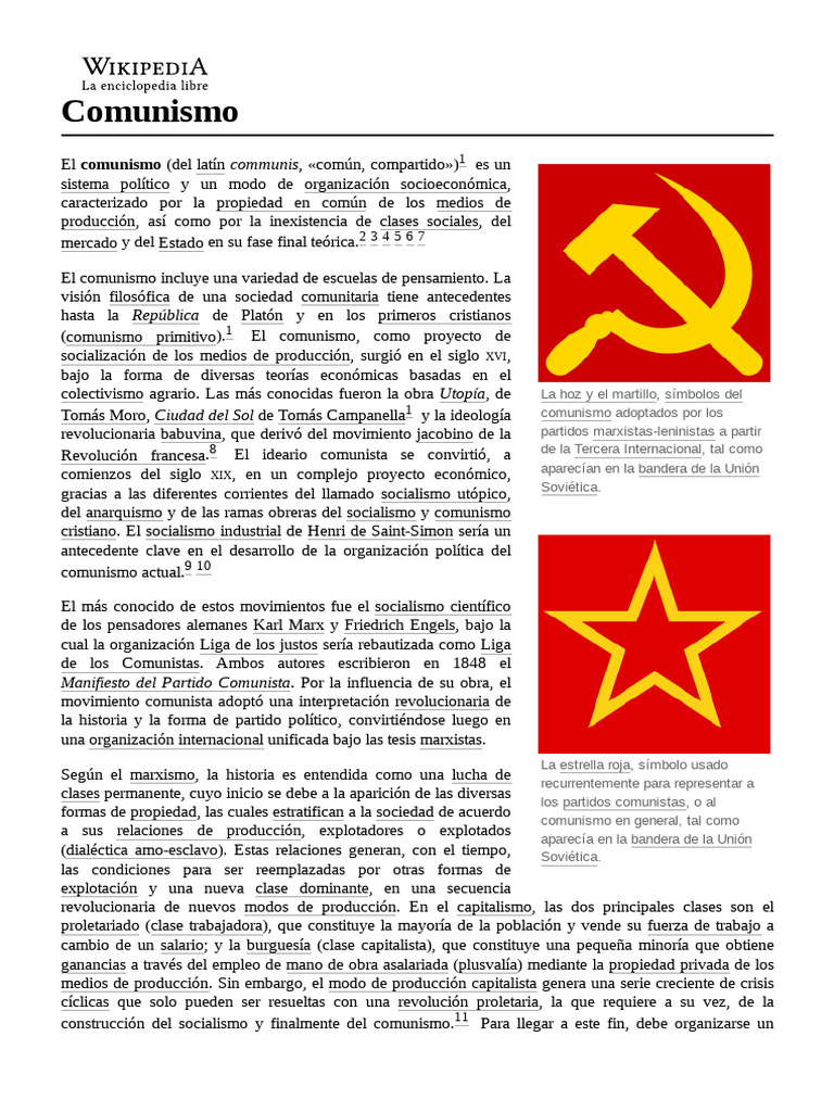 Comunism o | PDF | Comunismo | Socialismo