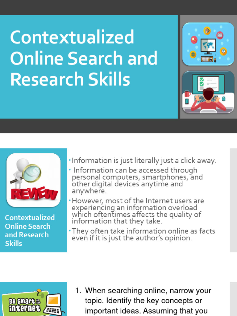 Lesson 3 Contextualized Online Search and Research Skills | PDF | Domain Name | Cyberspace